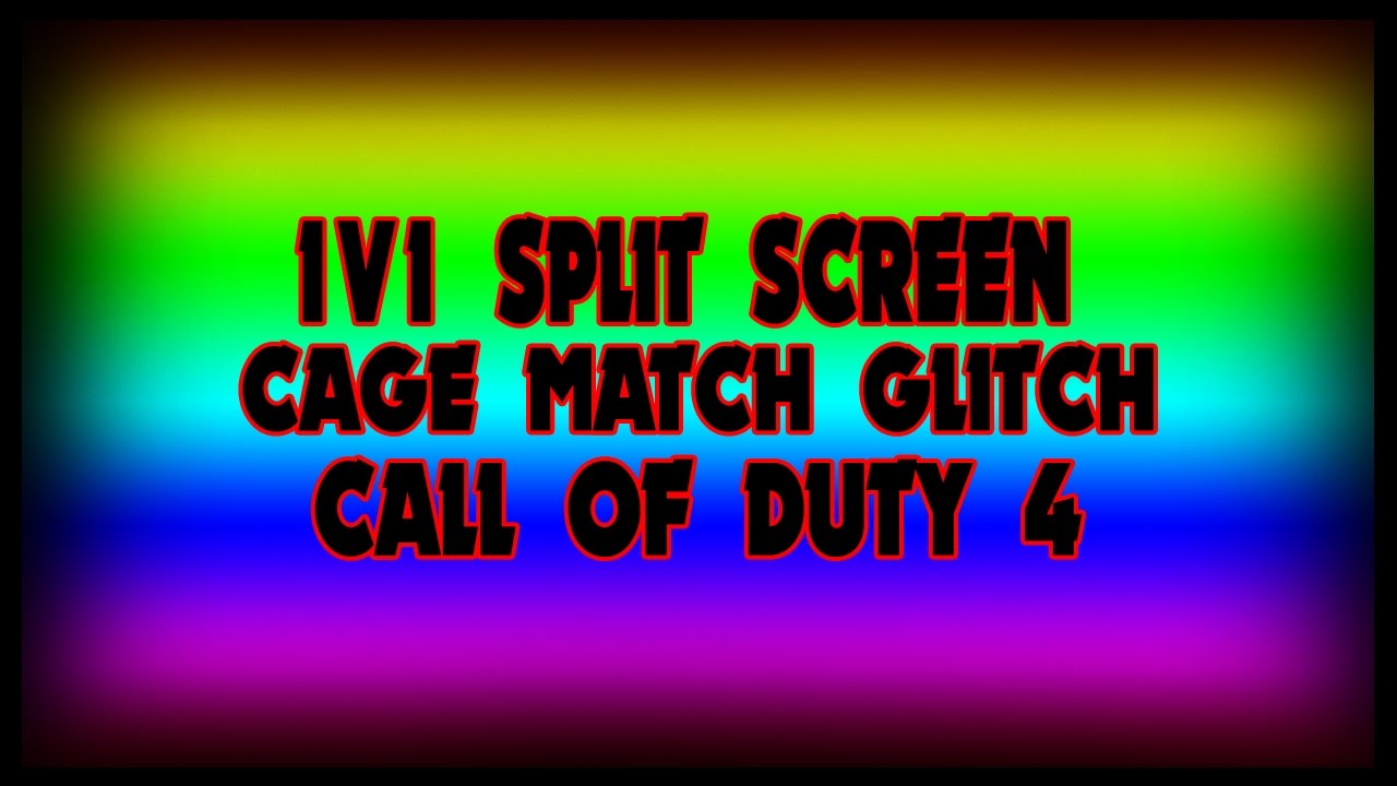 MWR - New Super Easy Split Screen Cage Match Glitch! Unlimited XP (PS4/XBOX) - YouTube