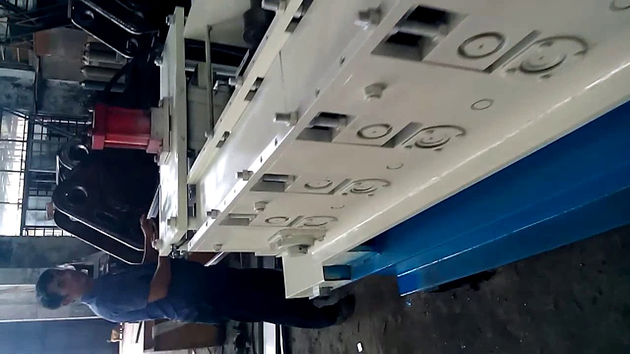Metal cover forming machine - YouTube