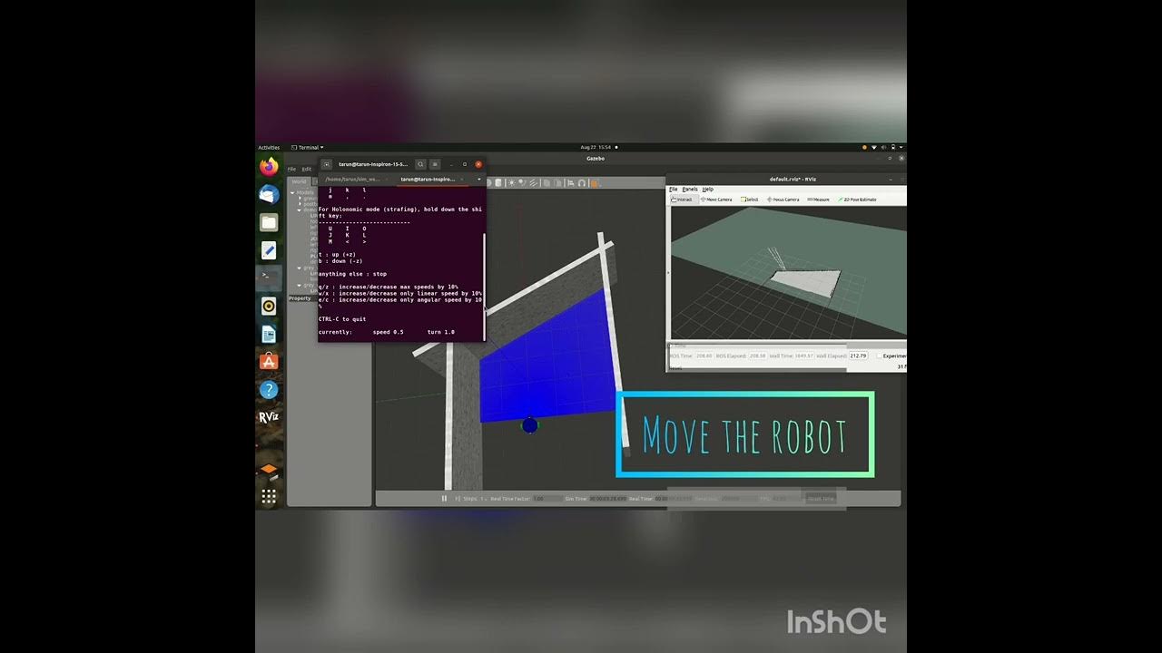 Camera, Imu, Laser, Gmapping visualisation - YouTube