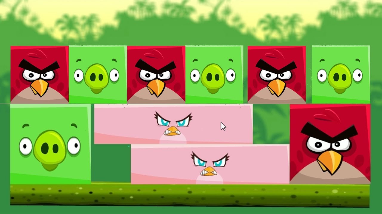 Angry Birds Kick Piggies - STELLA KICK ALL SQUARE PIGS AFTER ...