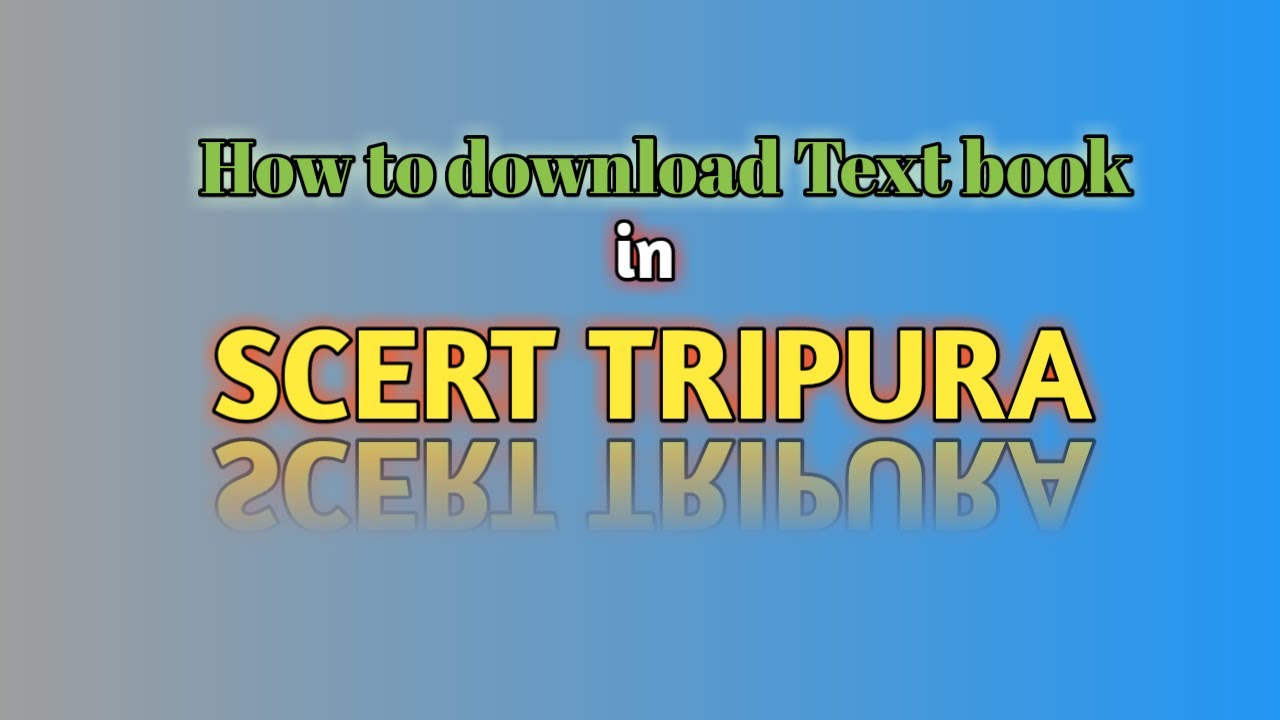 How to download text book in SCERT website. - YouTube