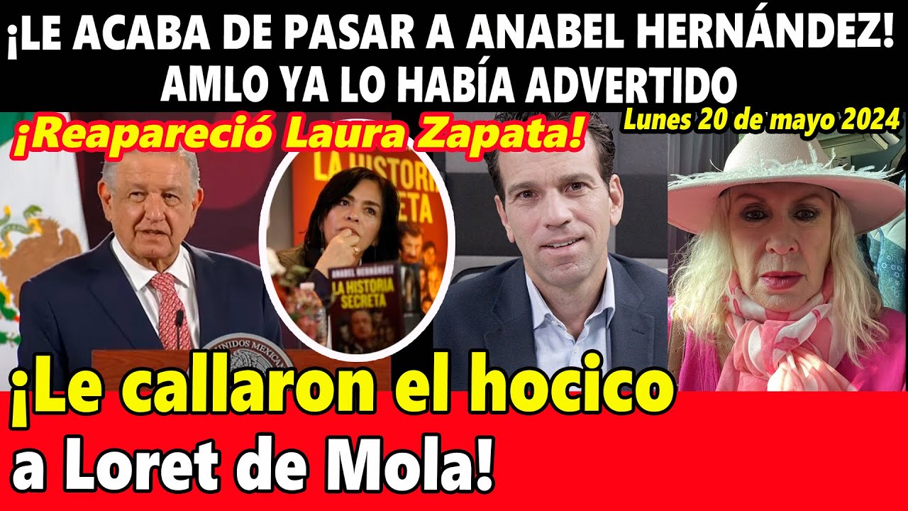¡Le acaba de pasar a Anabel Hernández! Reapareció Laura Zapata ¡Le ...