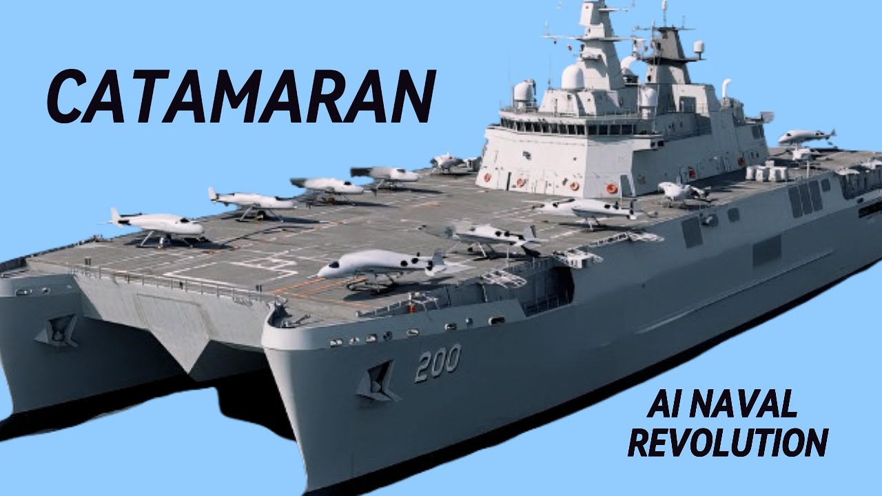 AI Revolutionizing Warfare: Amphibious Military Catamarans Operated by ...