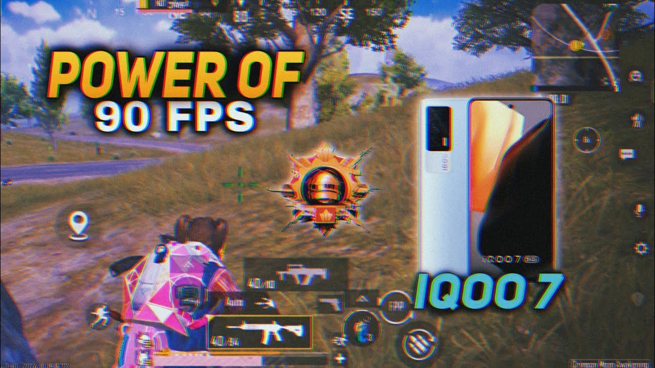 FASTEST ANDROID PLAYER IN BGMI 🔥💀 || IQOO 7 90 FPS PUBG BGMI TEST 2024 ...