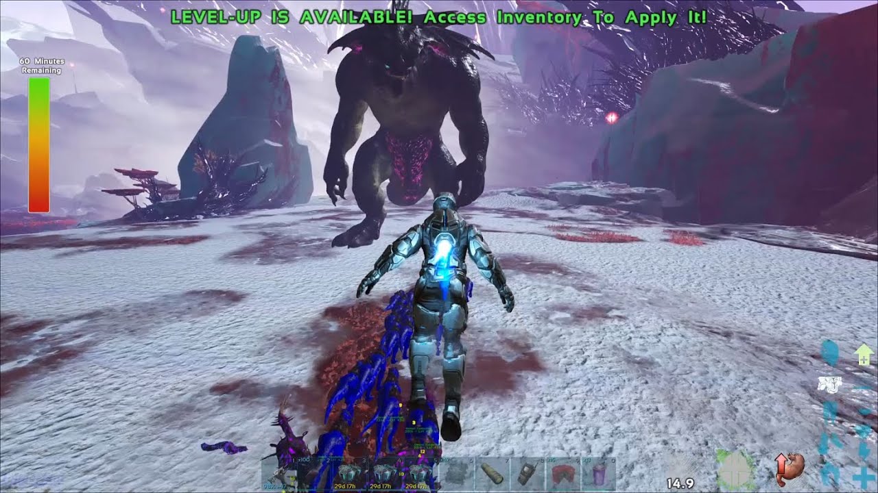 Solo King Titan Gamma ARK Survival Evolved Extinction Boss solo - YouTube