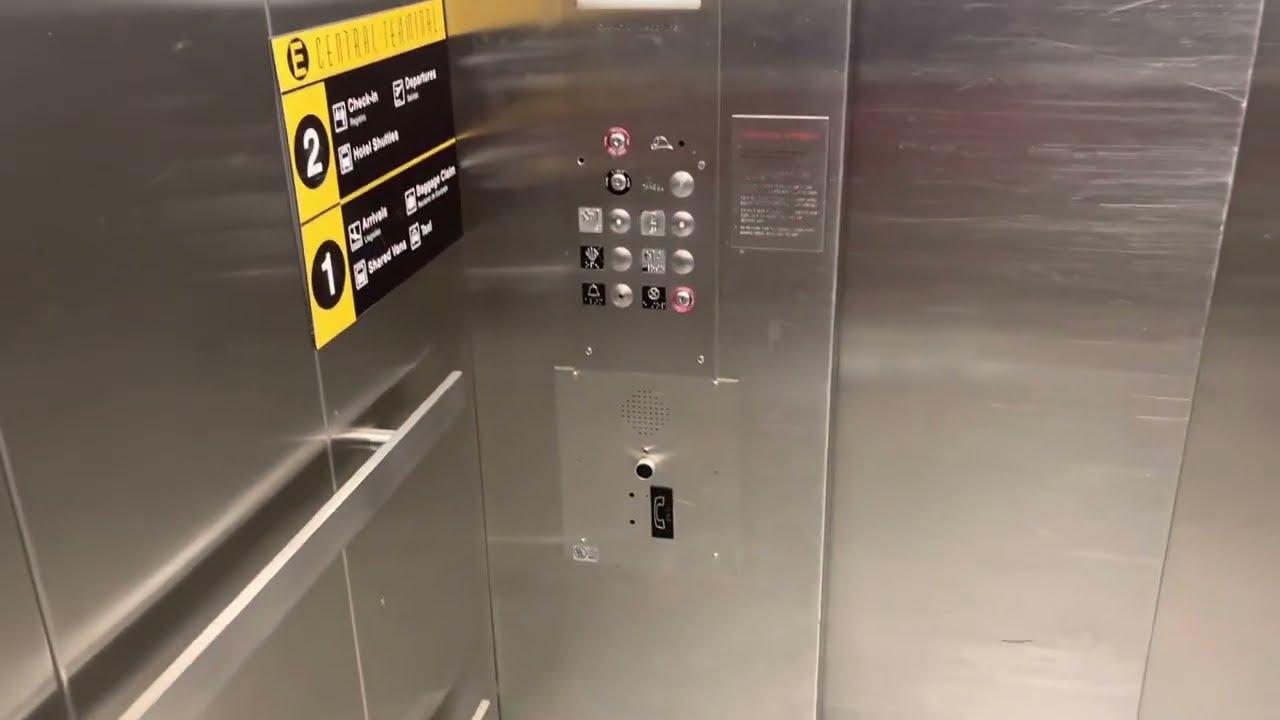 200 FPM Thyssen Hydraulic Elevators @ Miami International Airport ...