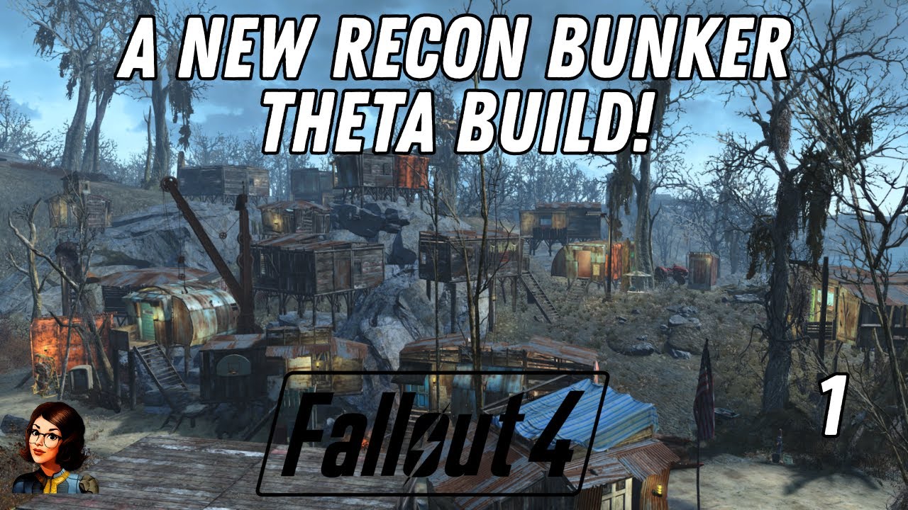Fallout 4: A New Recon Bunker Theta Settlement Build - Part 1 - YouTube