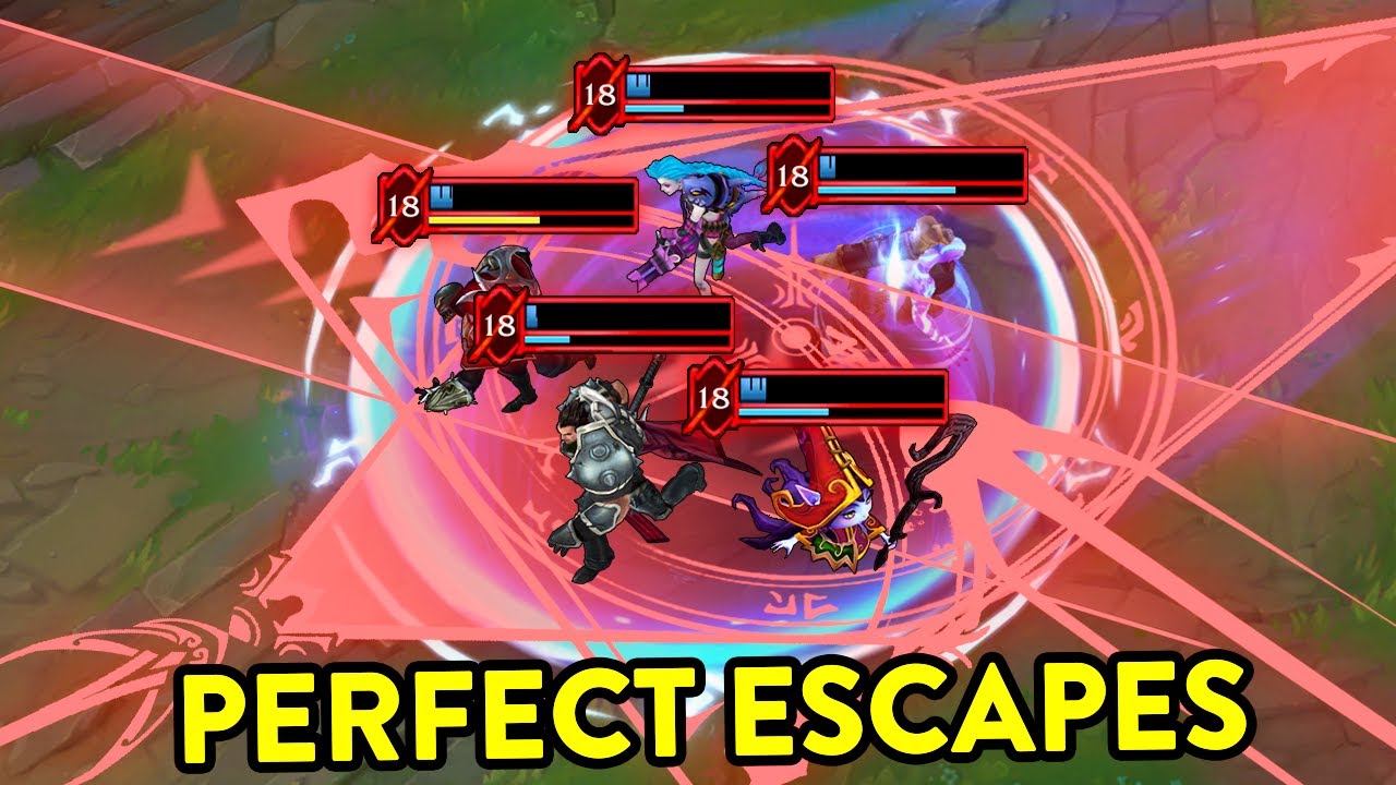 GOODBYE 😉 PERFECT ESCAPES COMPILATION (League of Legends) - YouTube