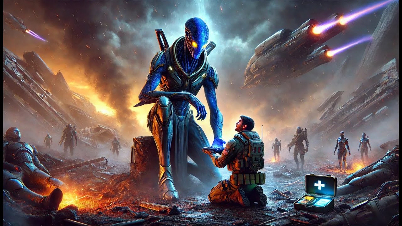 Alien Amazon Female Fighter Shocked When HUMAN Soldier Didn't Kill Her ...