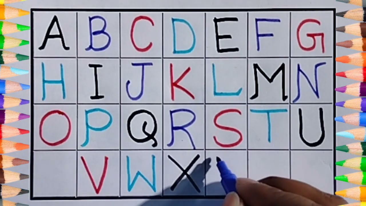 ABCD | Read and Write Alphabets | ABCD Learning For Kids | #readabcd ...