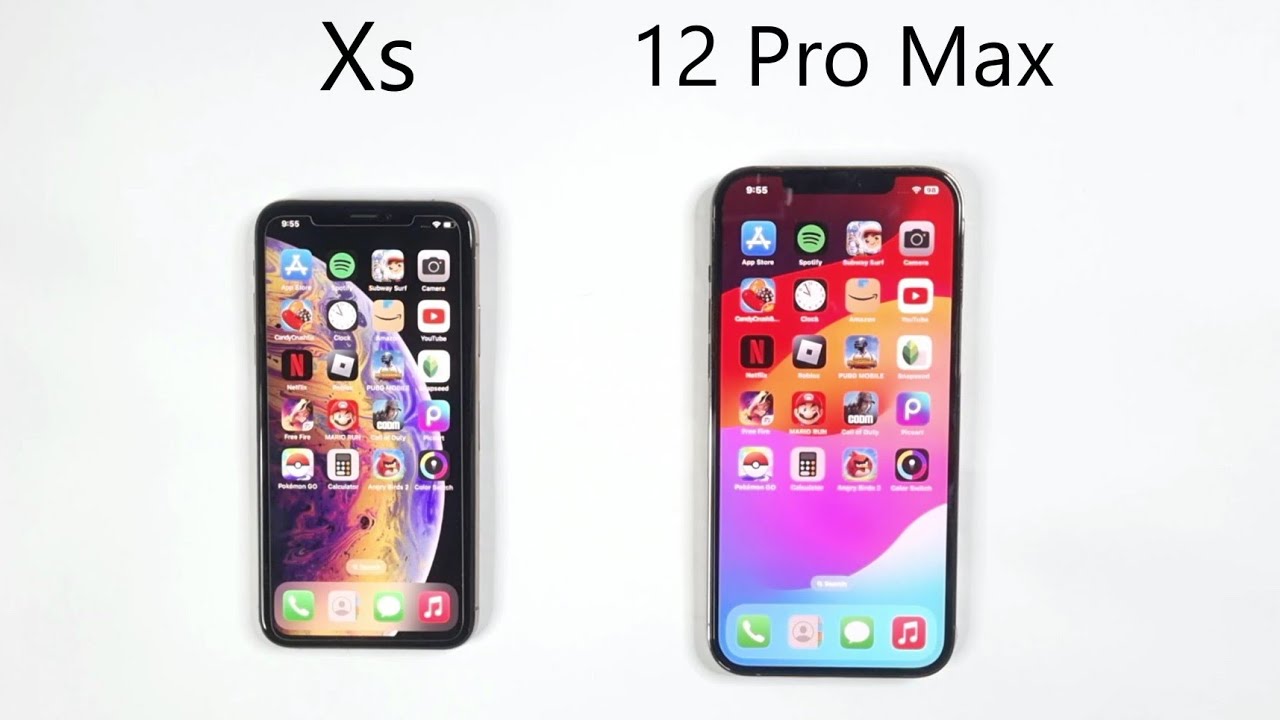 iPhone Xs vs iPhone 12 Pro Max - YouTube
