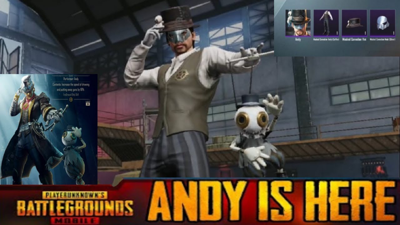 ANDY IS HERE | BUYING ANDY CHARACTER IN PUBG MOBILE FOR 1200 UC | HOW ...