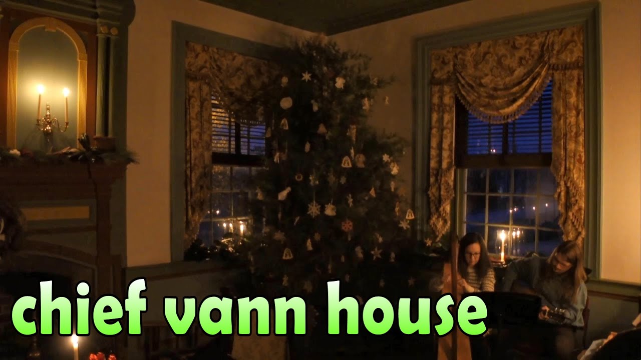 Chief Vann House - 19th Century Mansion Decorated for Christmas ...