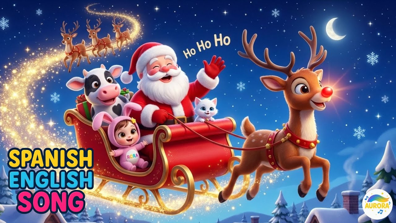 🎵Bilingual Nursery Rhymes | 🎅 Santa, ¿Un Regalo Para Mí? | Christmas ...