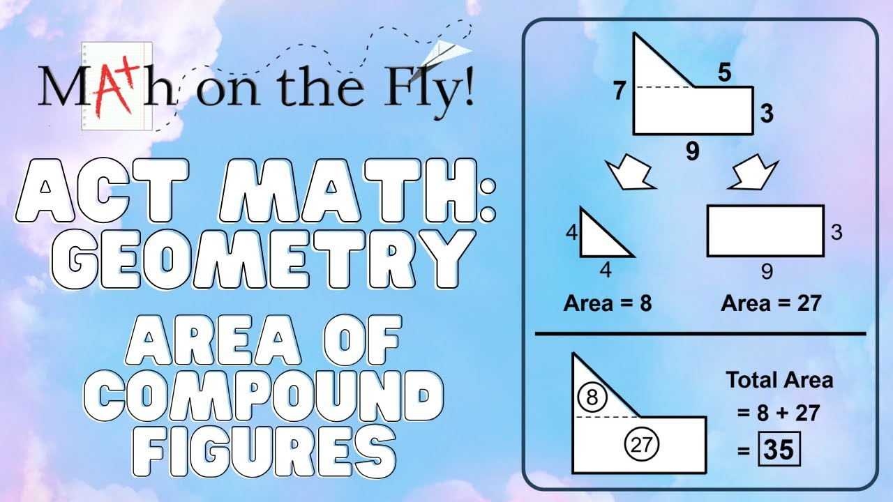 ACT Math Prep Geometry: Area of Compound and Composite Figures - YouTube
