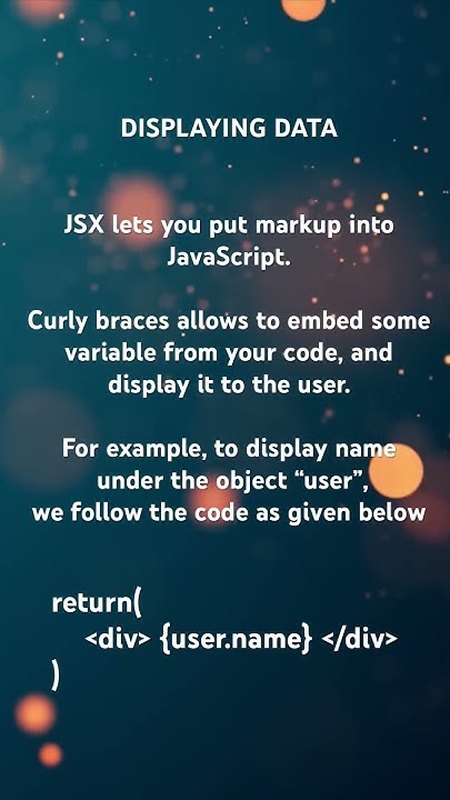 React JS: Displaying data in React app - Video 6 #reactjs #reactinterview - YouTube