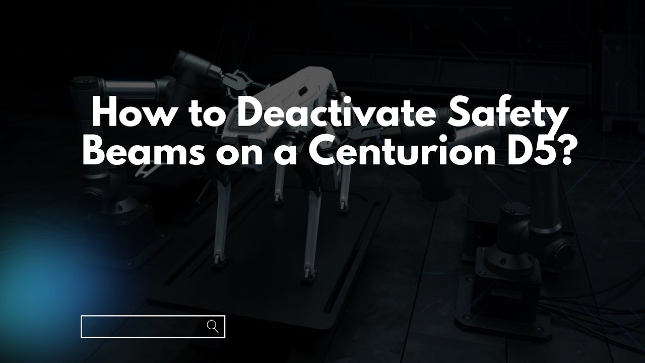 How to Deactivate Safety Beams on a Centurion D5? - YouTube