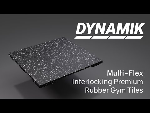 Multi-Flex Rubber Gym Tiles | DYNAMIK Sport