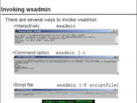 Introduction to wsadmin and scripting - YouTube