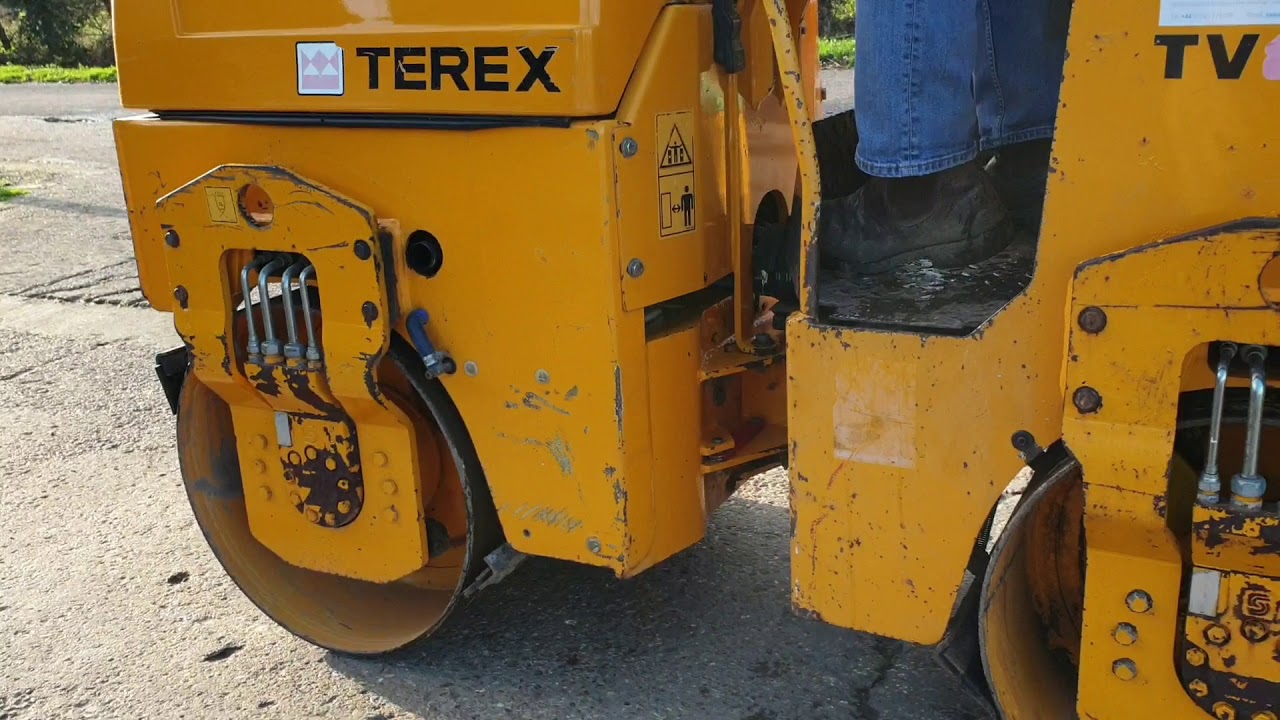 Terex TV800 Roller - Test Drive Working Review | diggersandtractors.com ...