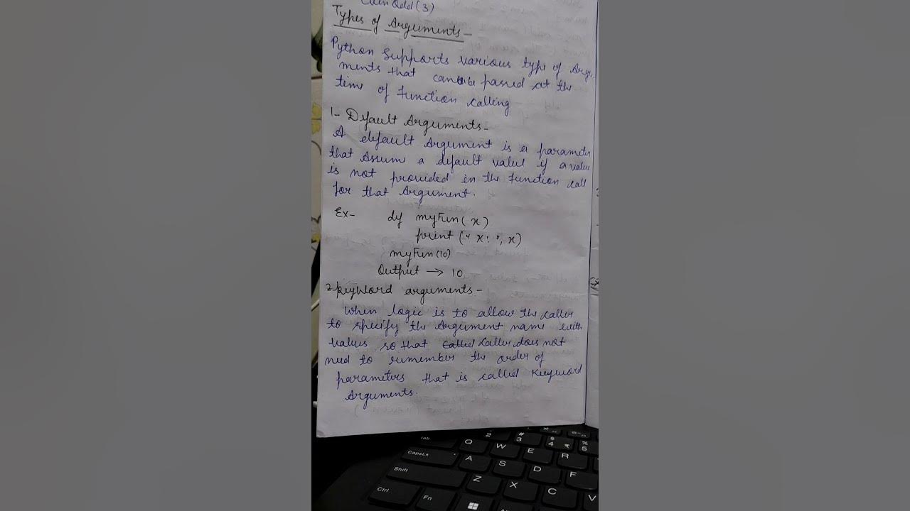 Introduction Of Python Arguments1default Argumentcoding Pythonprogramming Python Function