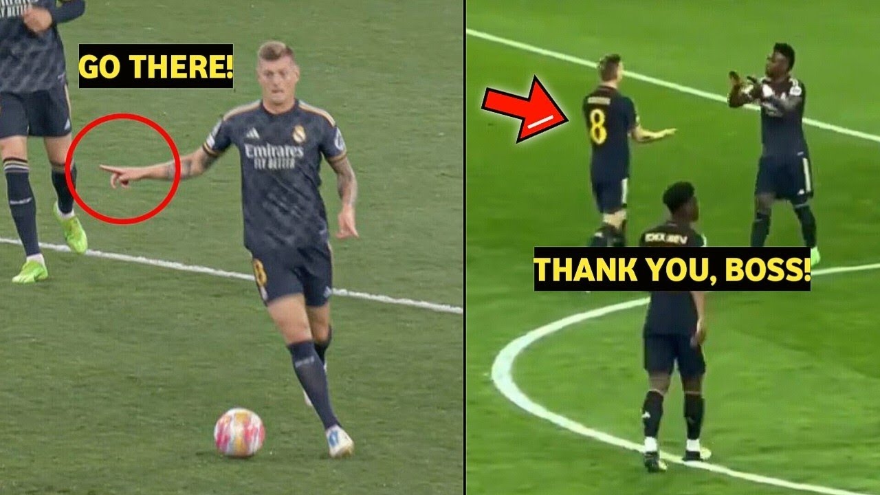 Toni Kroos told Vinicius Jr where to make the run before delivering ...