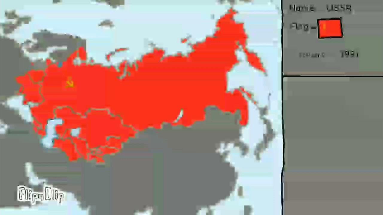 Breakup of the Soviet Union Every Month - YouTube