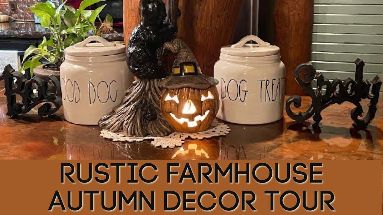 Rustic Barn Home Autumn Fall Decor Tour | Rustic Elegance - YouTube