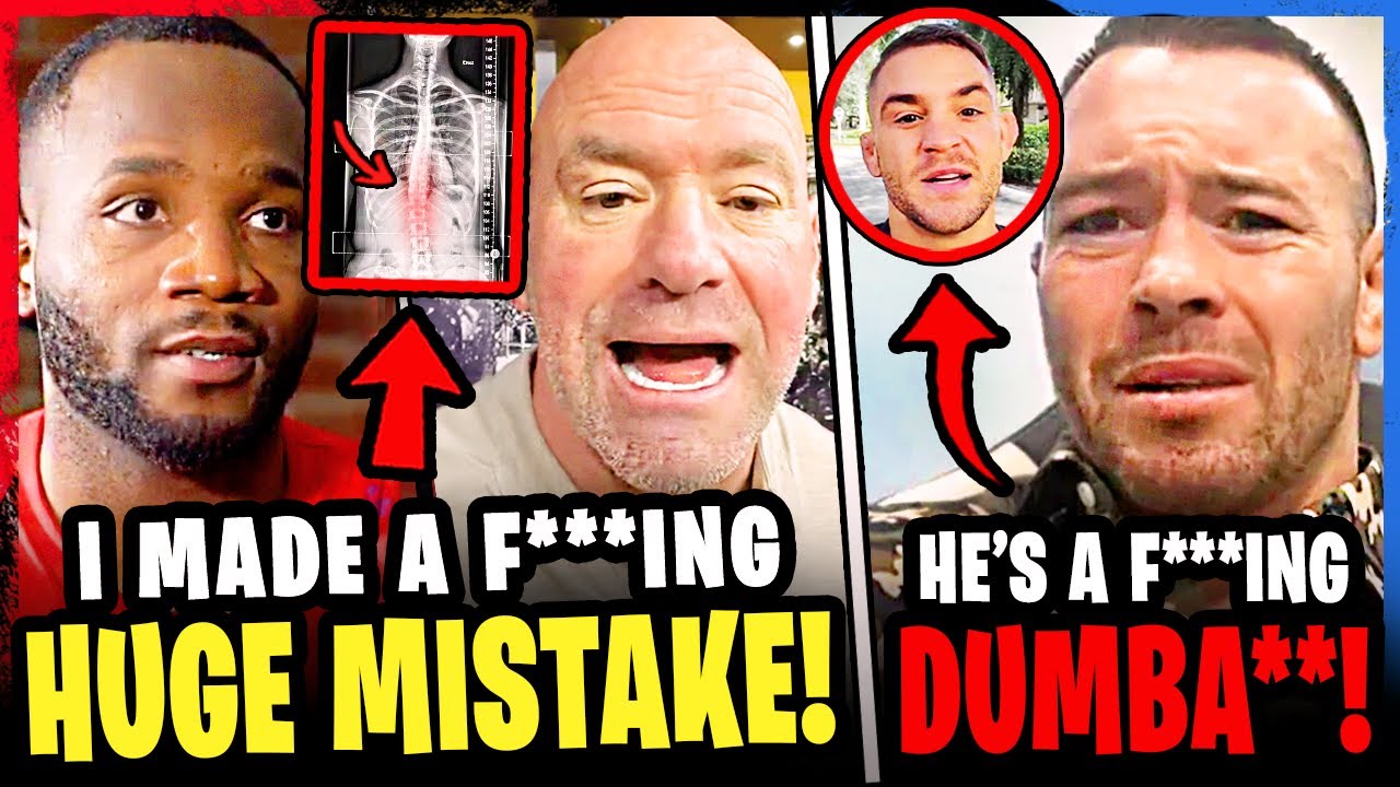 Leon Edwards REVEALS SAD NEWS! Colby Covington & Dustin Poirier ...