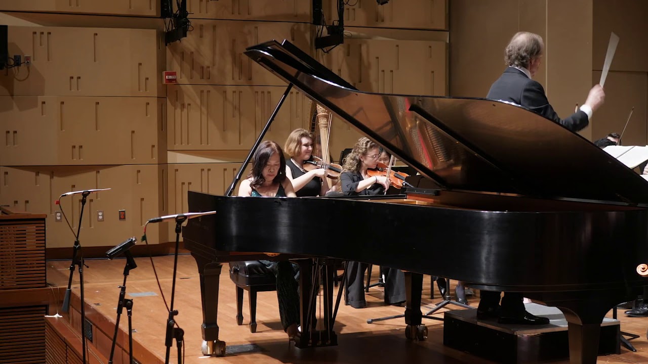 Beatrice Long playing Ravel Concerto with George Rothman - YouTube