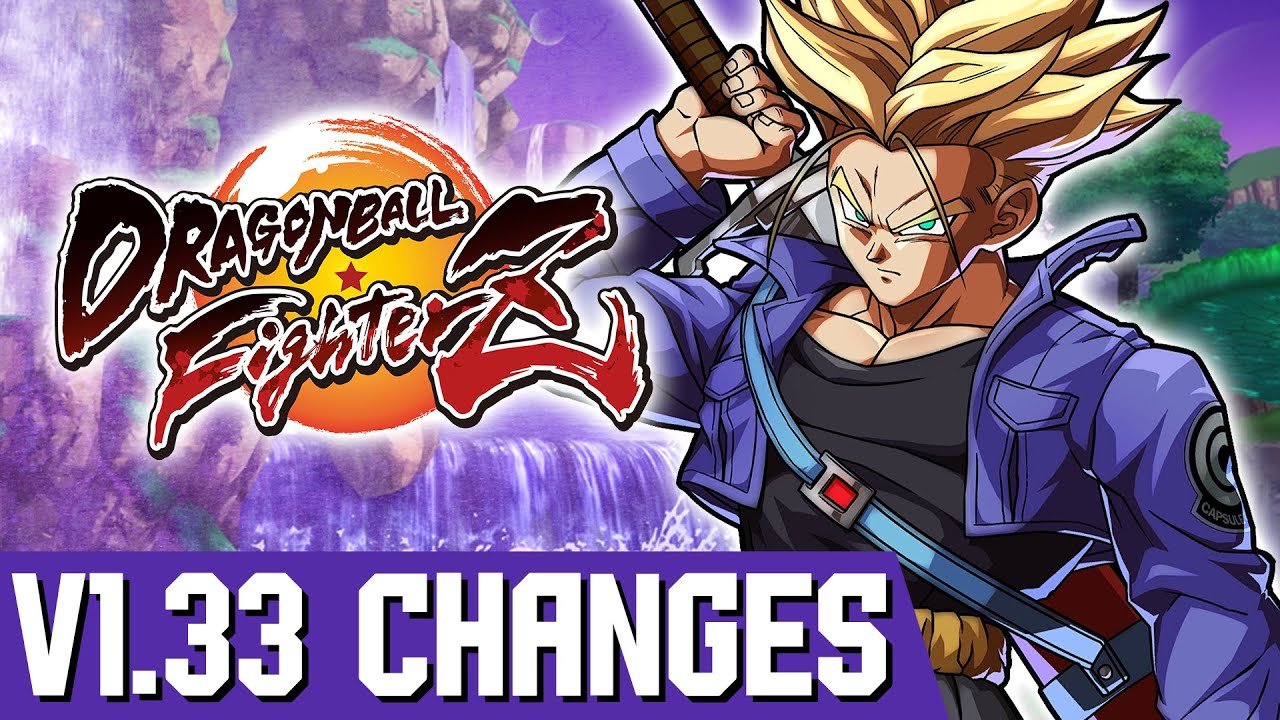 [DBFZ] Trunks ALL v1.33 patch changes - YouTube