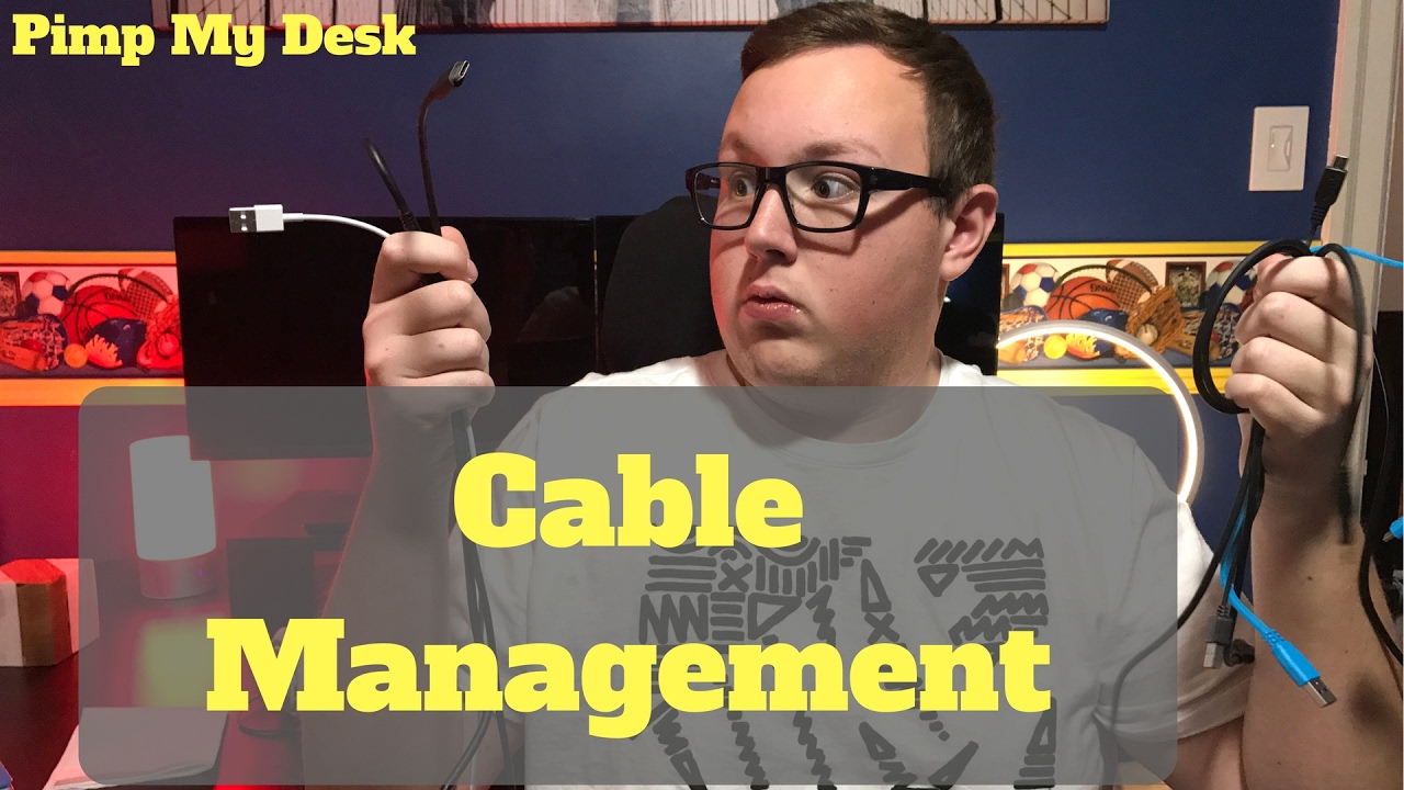 Pimp My Desk! Ep.1 - Cable Management - YouTube