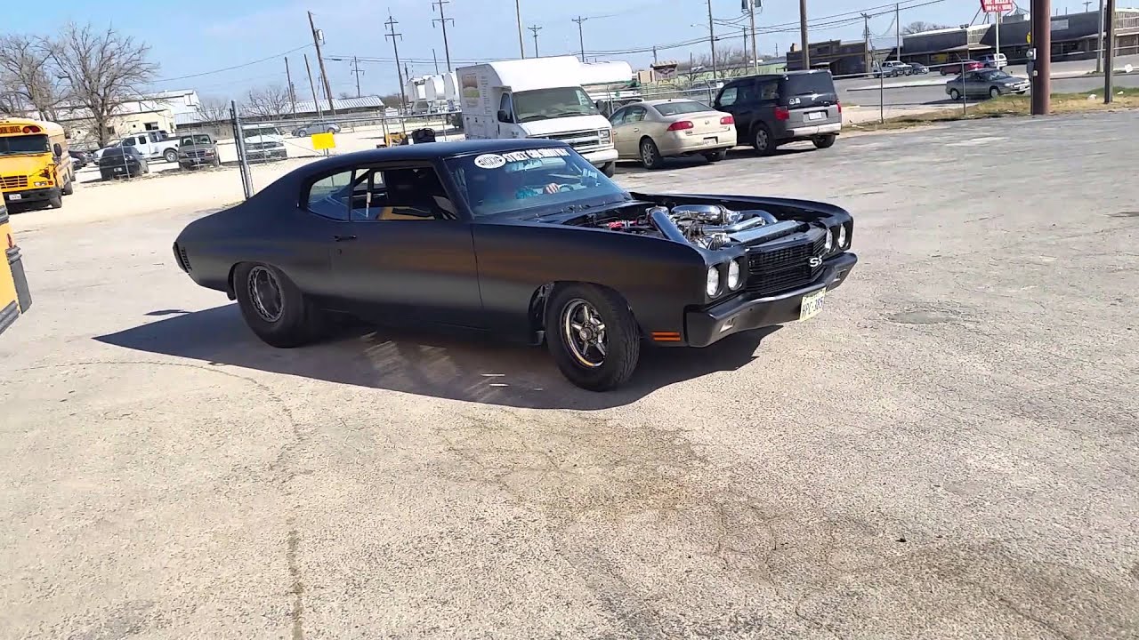 Daniel Salsman's Procharged 540 - 70 Chevelle - YouTube