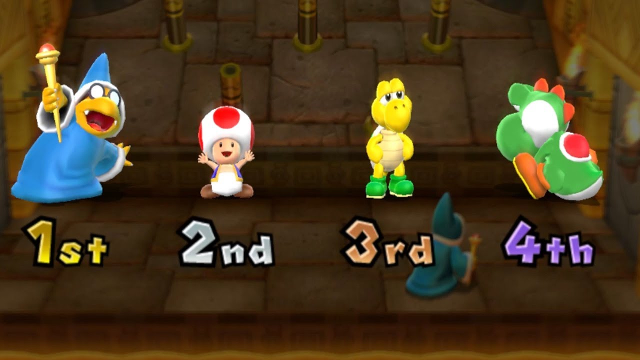 Mario Party 9 Minigames - Koopa vs Toad vs Yoshi vs Magikoopa (Very ...