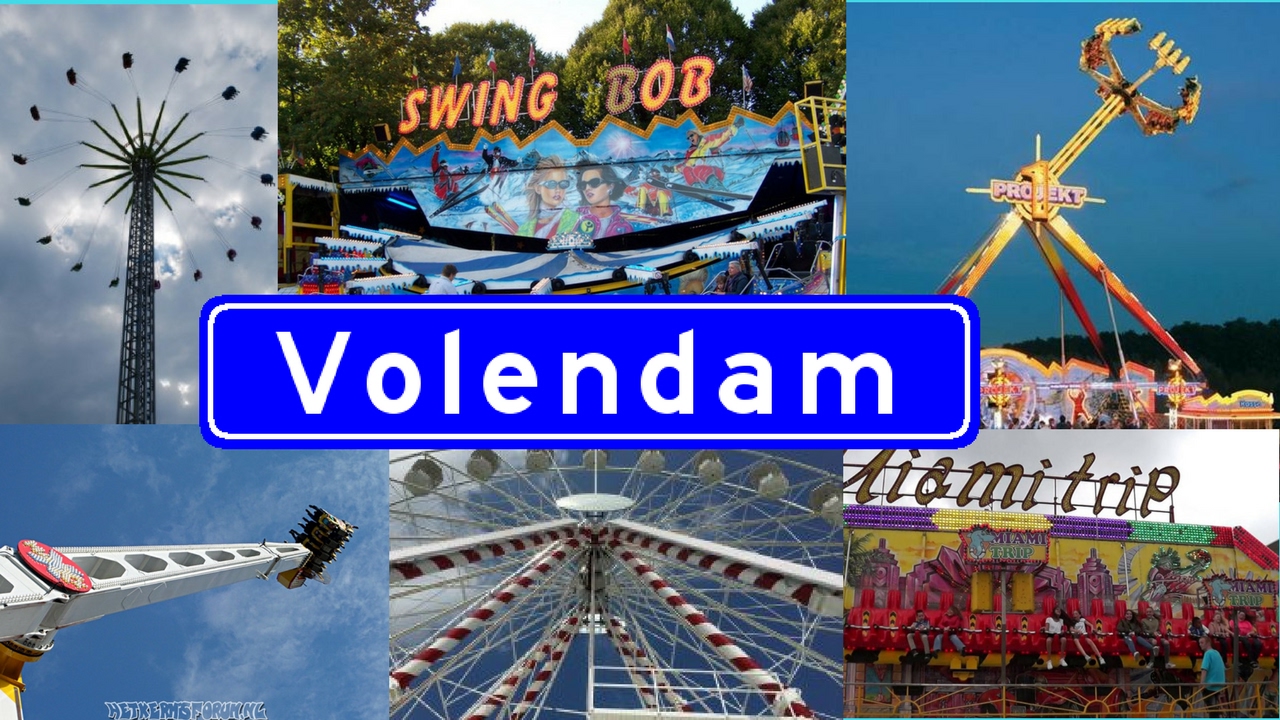 Attractielijst kermis Volendam 2017 - YouTube