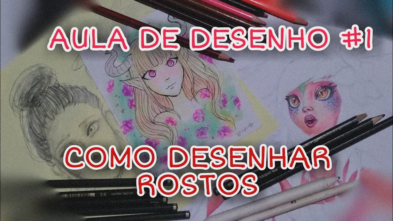 COMO DESENHAR ROSTO DE FORMA FÁCIL - Aula de desenho 1# - YouTube