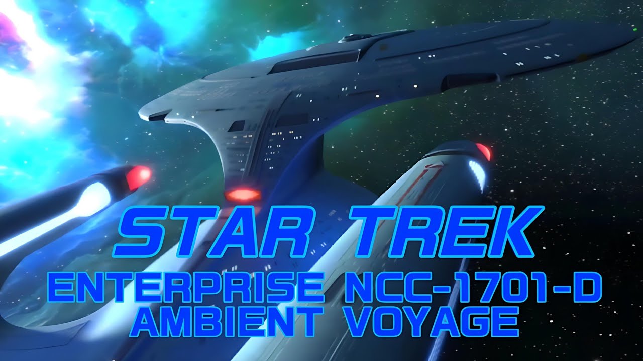 🖖STAR TREK TNG Galaxy Class U.S.S. Enterprise NCC-1701-D Ambient Engine ...