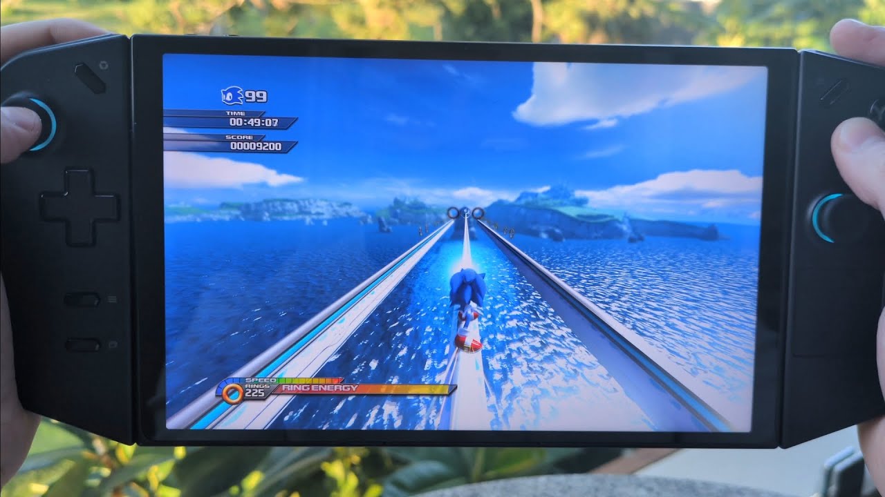 Playing Sonic Unleashed Apotos Whilst In Greece On My Legion Go! - YouTube