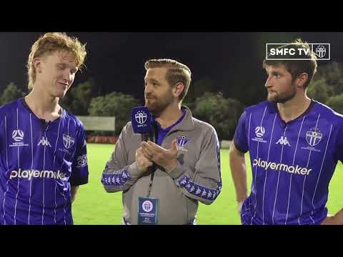 Interview: Andy Brennan and Jack Pope after Hume City draw - YouTube