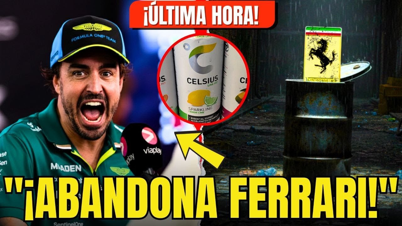 ¡ASTON MARTIN ROBA! Patrocinador a FERRARI | CELSIUS elige ALONSO vs ...