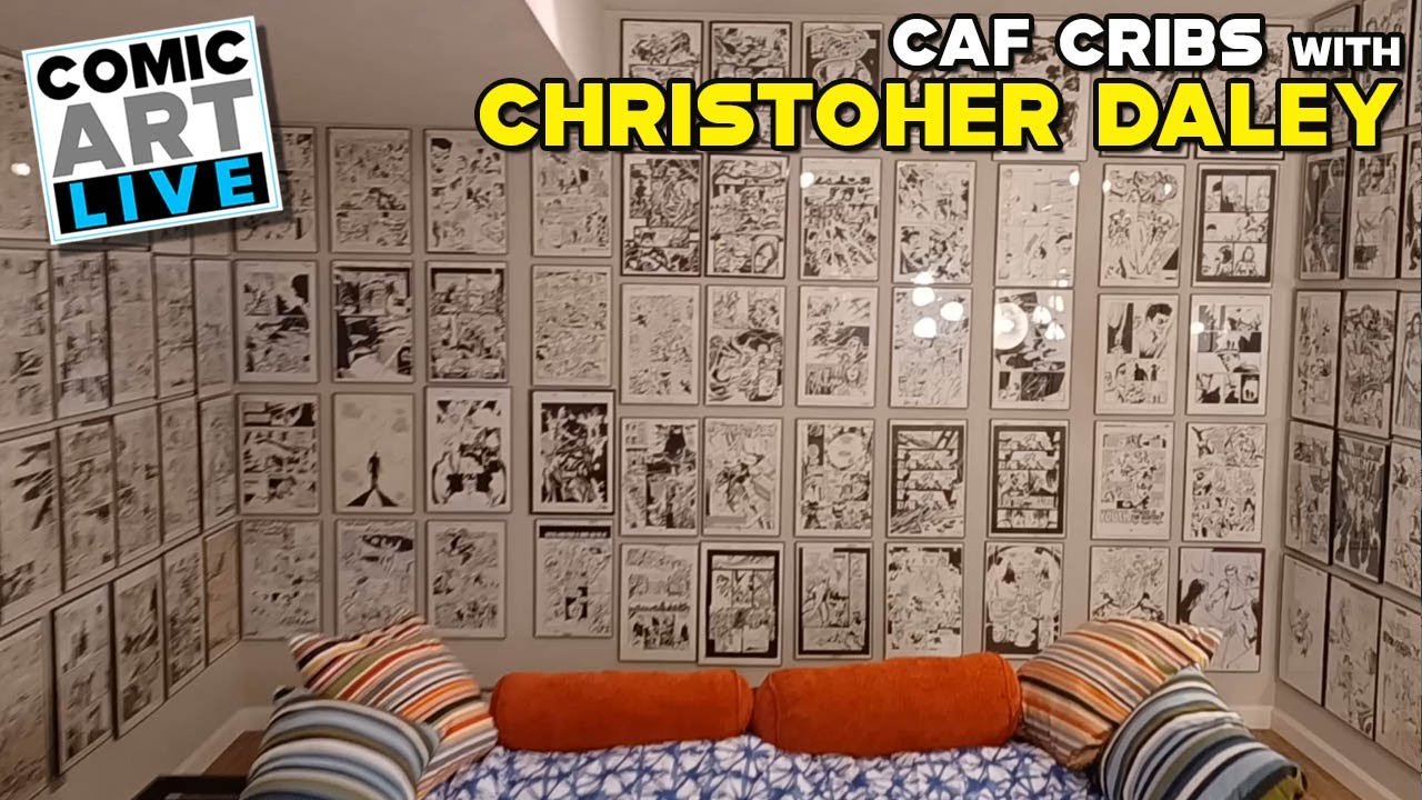 CAF Cribs with Comic Art Collector Christopher Daley - YouTube