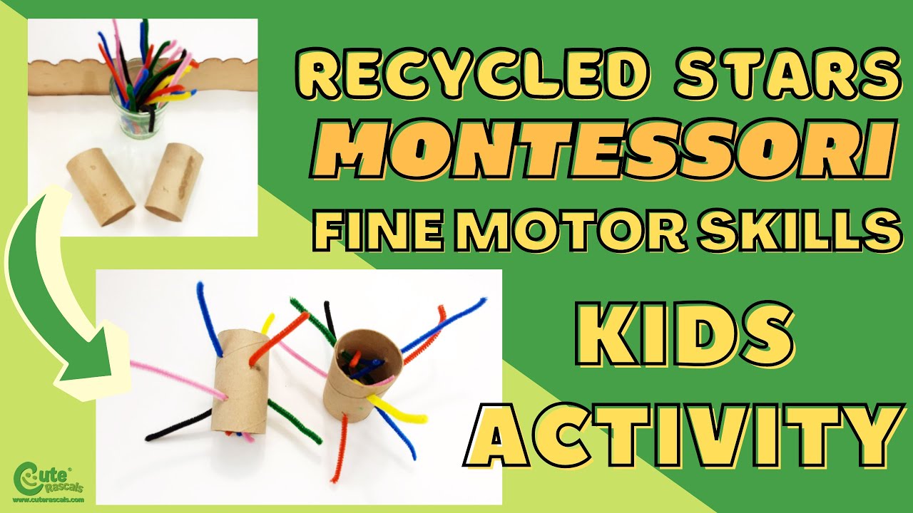 Recycling Projects for Kids | Recycled Stars Activity - YouTube