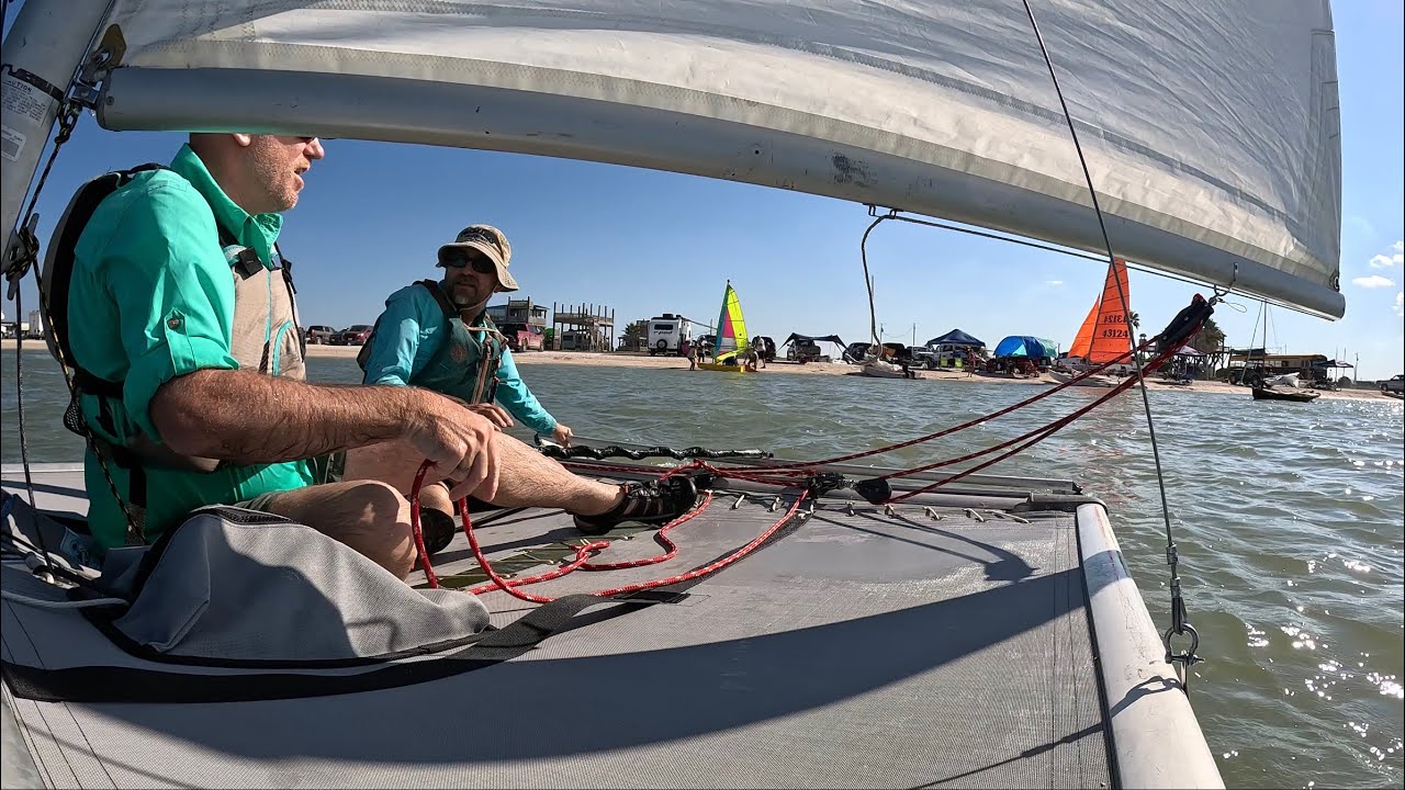 Magnolia Beach Sailing Labor Day Weekend 2023 - YouTube
