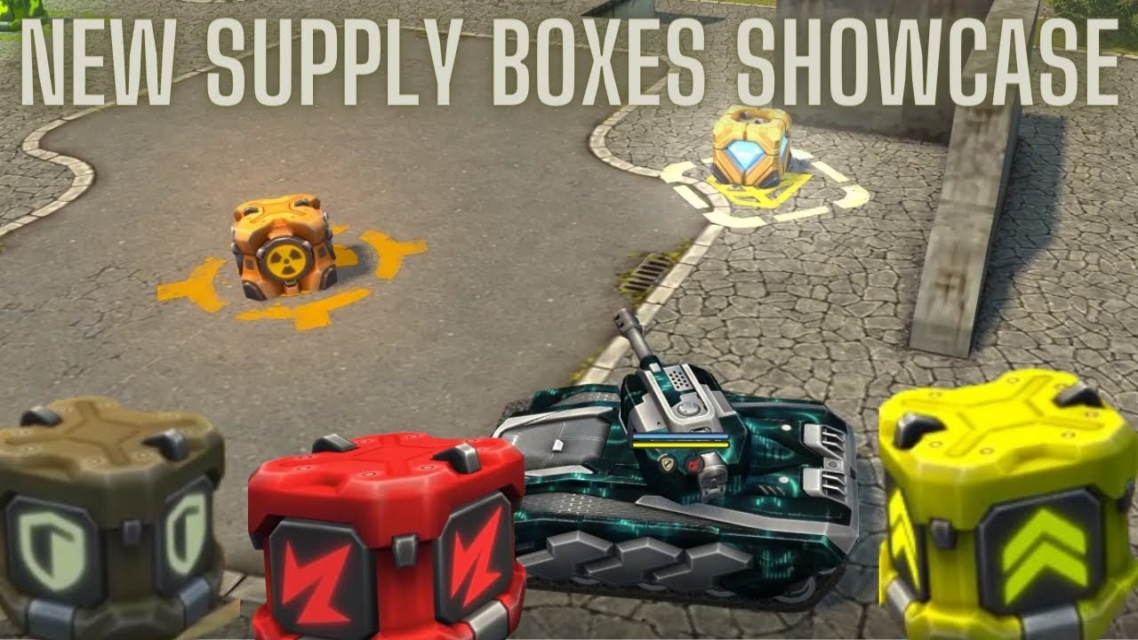 New Supply Boxes Showcase! HD! - Tanki Online - YouTube