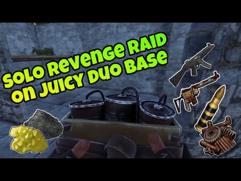 Solo Revenge Raiding A Toxic Duo - Rust Console Edition! - YouTube