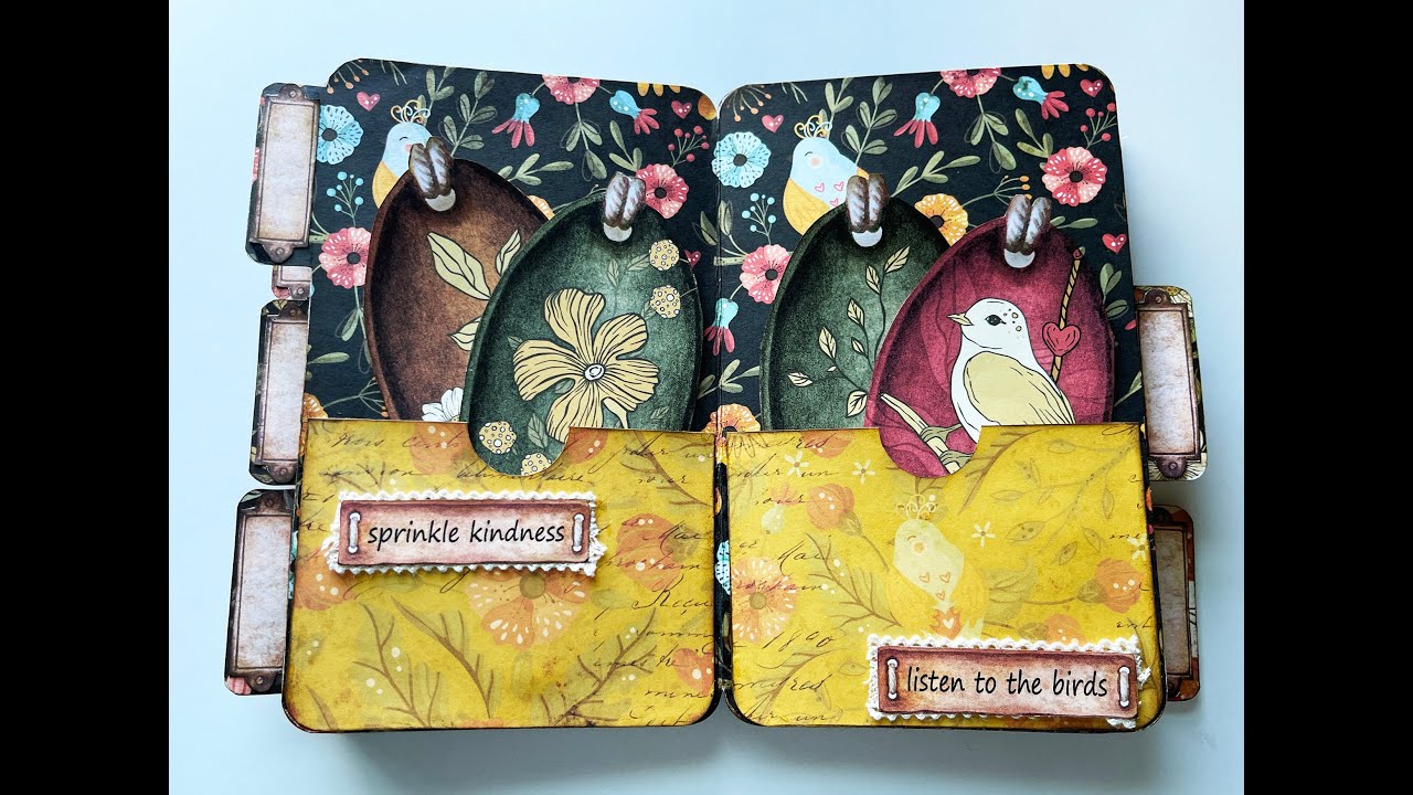 Bohemian Style Ephemera storage folder flip through by SS Digital ...