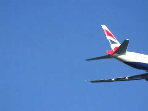 BA 777 Taking off from 08R - YouTube