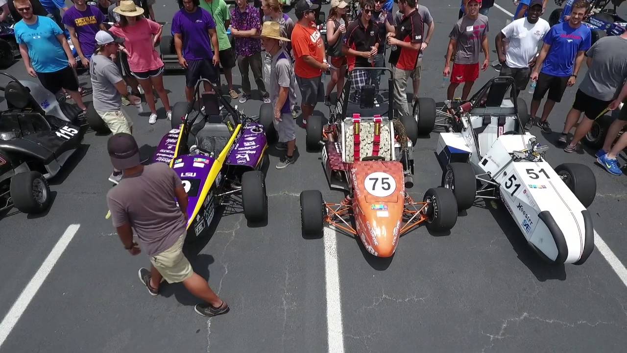 UTA Texas Autocross 2016 | LSU Tiger Racing FSAE - YouTube