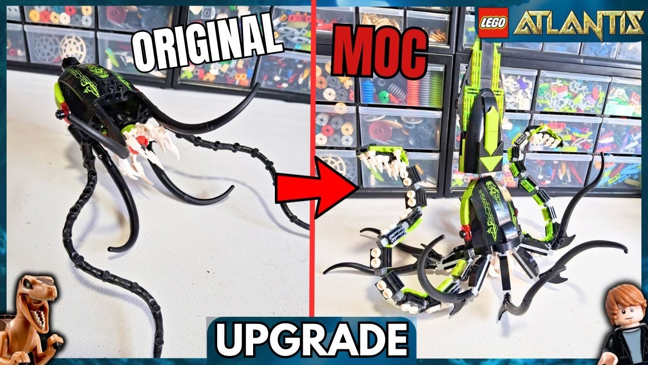 ¡HICE UN KRAKEN CON LEGO!!! - LEGO Atlantis Kraken MOC TUTORIAL - YouTube