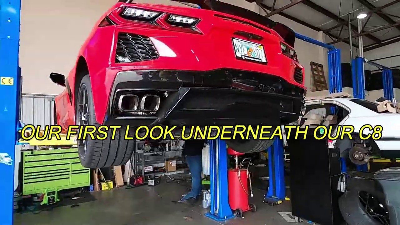 C8 CHEVROLET CORVETTE 2LT Z51 WHAT IS UNDER THERE? - YouTube